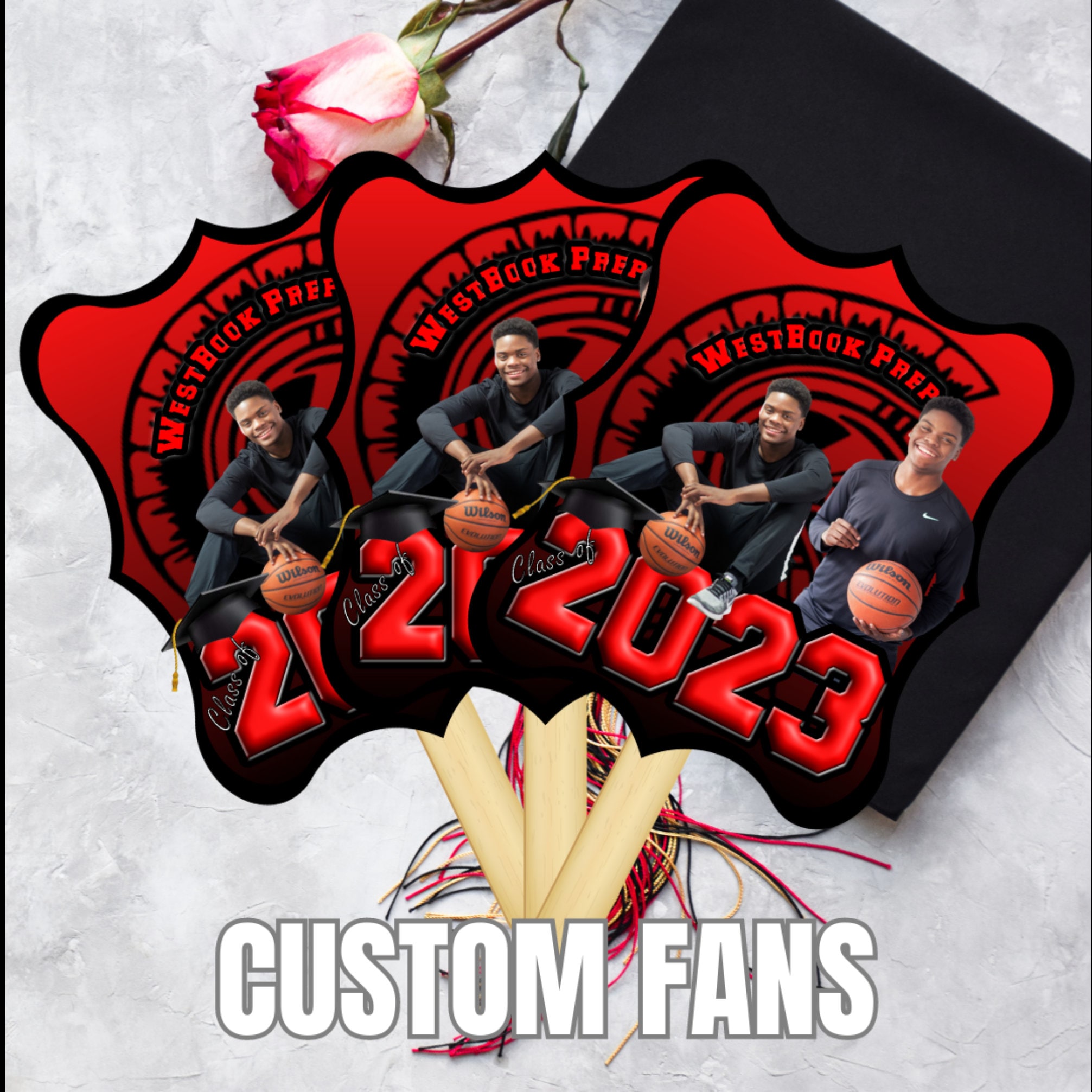 Graduation Fans Custom Fan Hand Fan Wedding Favor Graduation Favor - Etsy