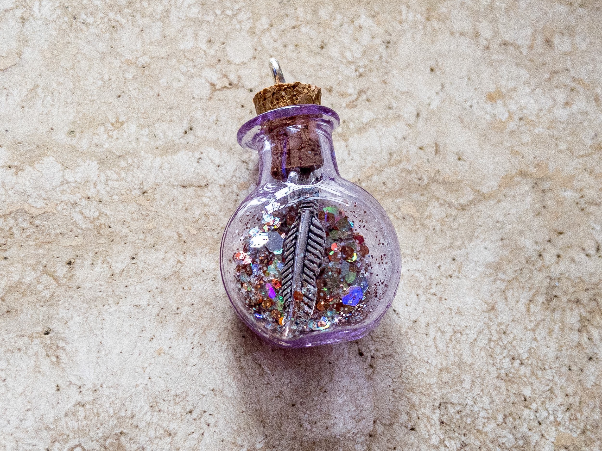 Mini Glass Bottle Pendants / Wish Bottle Pendants / Mini Glass | Etsy