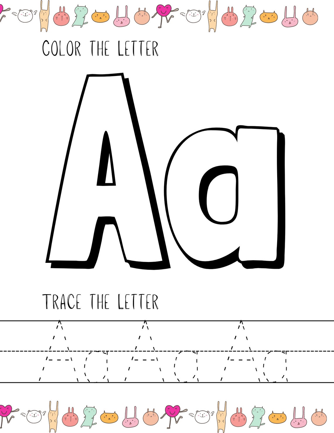 Free Alphabet Coloring Book Printable Pdf
