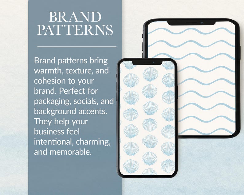 Modern Coastal Branding Kit | Editable Canva Logo Suite, Business ...