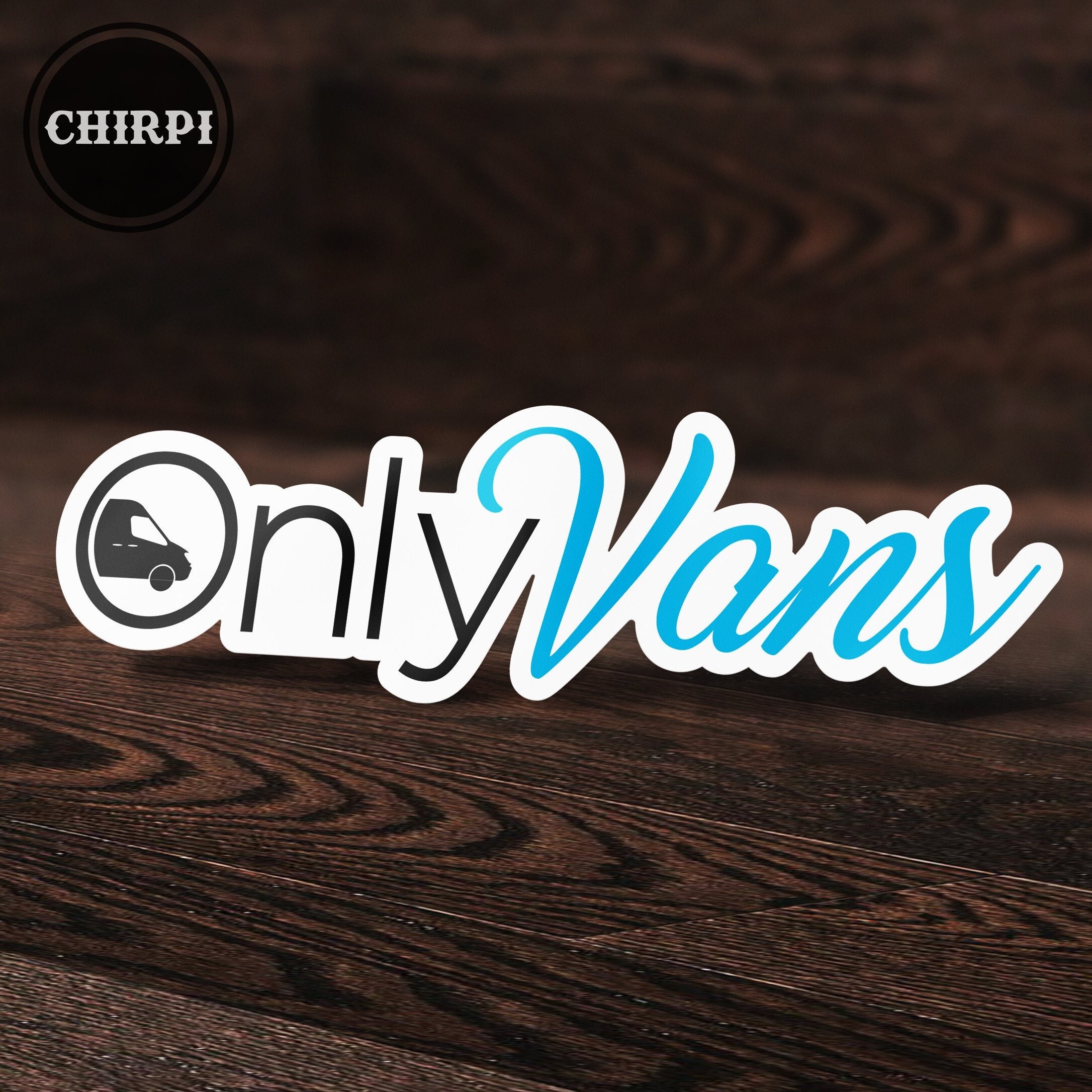Onlyvans Bumper Sticker Decal Onlyvans Parody Logo - Etsy