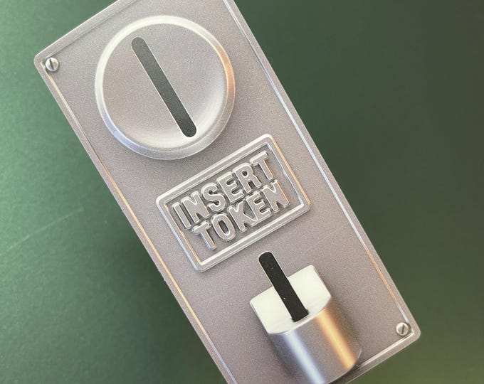 Insert Coin Sticker / Fake Prank Sticker / Insert Token Sticker / Life ...