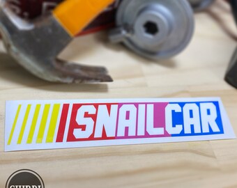 SNAILCAR Parody Racing Sponsor Die-cut Sticker - Etsy