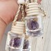 Hanging Oil Diffuser With Amethyst Crystal Chips for Frangrance or Essential Oils Car Diffuser ...