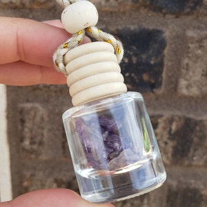 Hanging Oil Diffuser With Amethyst Crystal Chips for Frangrance or ...