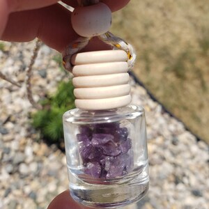 Hanging Oil Diffuser With Amethyst Crystal Chips for Frangrance or ...