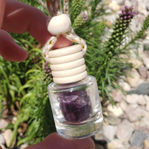 Hanging Oil Diffuser With Amethyst Crystal Chips for Frangrance or ...