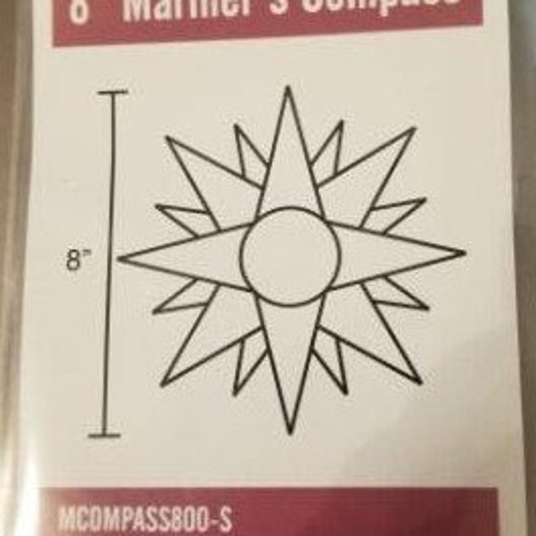 Mariner's Compass Paper Piecing Quilt Pattern - Etsy