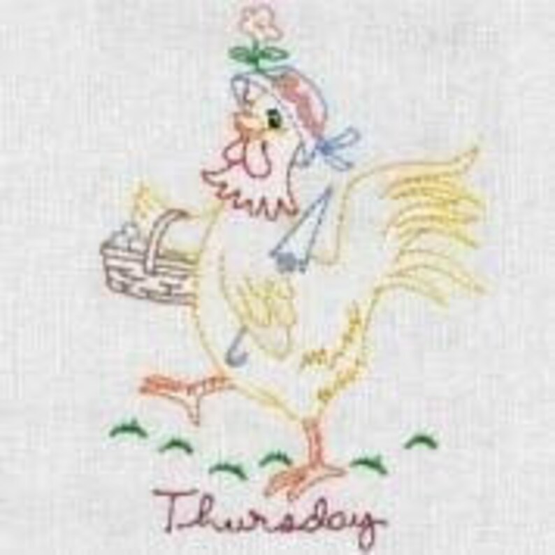 Barnyard Happenings Aunt Martha's 3753 Vintage Embroidery - Etsy