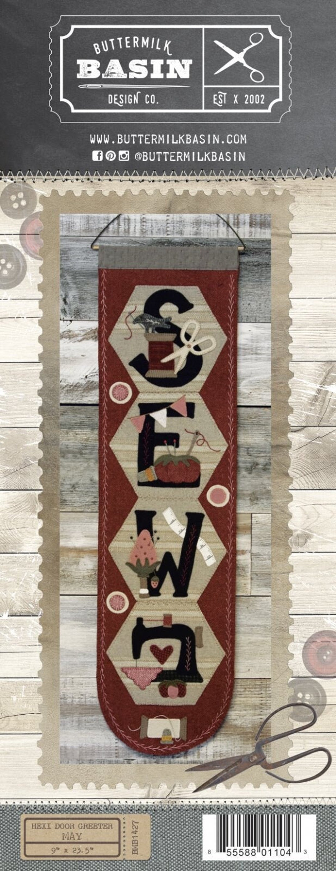 Vintage SEW Banner Pattern by Stacy West of Buttermilk Basin, Hexi Door ...