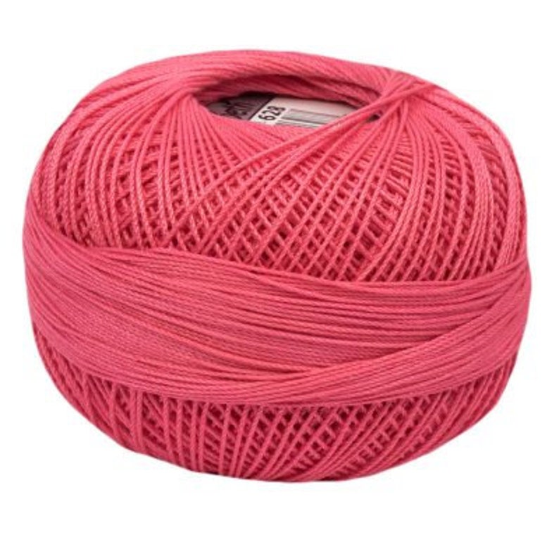 Salmon Medium Lizbeth 628 Size 20 100% Egyptian Mercerized - Etsy