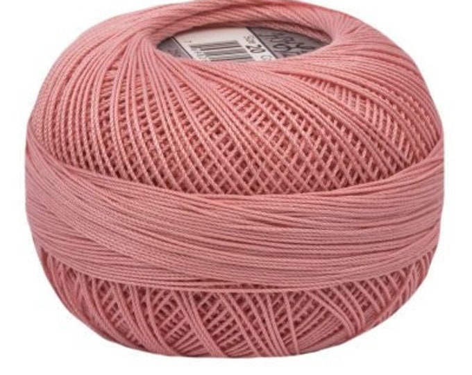 Coral Pink Medium Lizbeth 608 Size 20 100% Egyptian Cotton Tatting Thread - Etsy