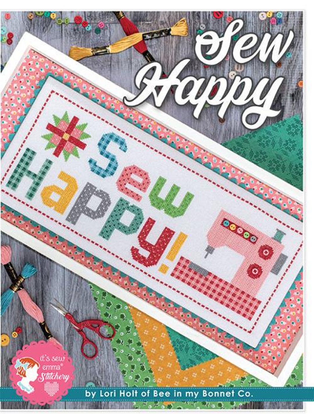 Cut Press Sew Cross Stitch Pattern by Lori Holt of It's Sew Emma ...