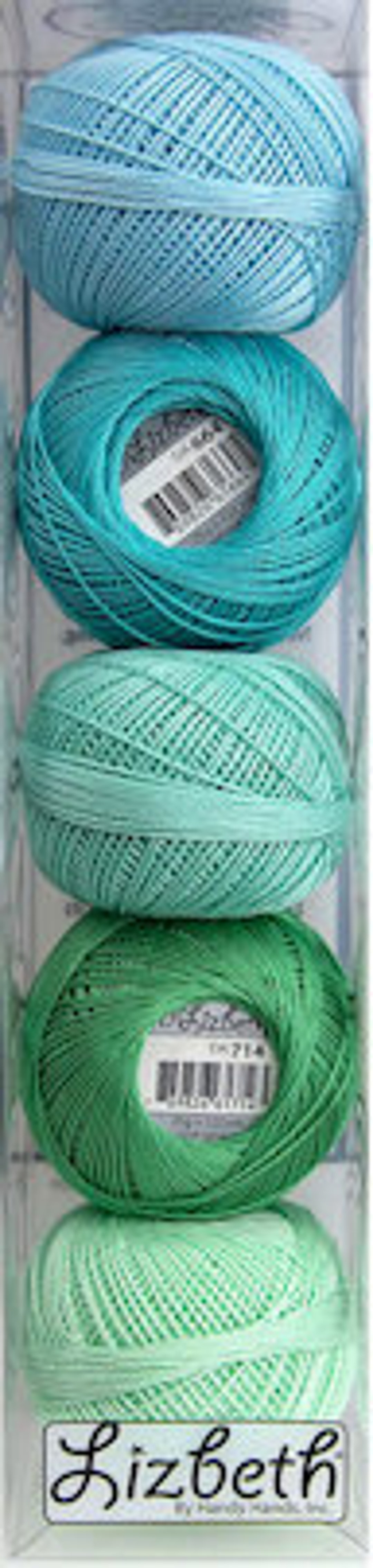 Sea Foam Specialty Pack of Lizbeth Size 20. 5 Balls 100% Egyptian Cotton Tatting Thread - Etsy