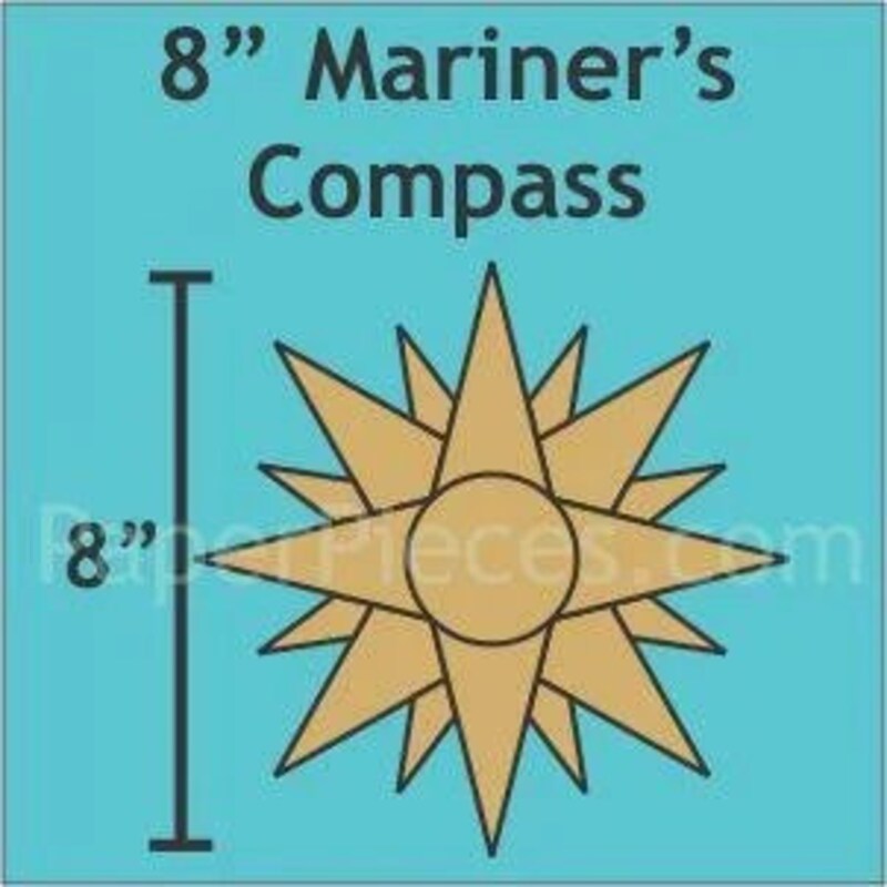 Mariners Compass Quilt Pattern - Etsy