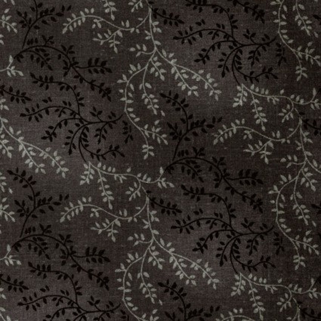 Chantille 108" Wide Quilt Backing Fabric in Black by Galaxy Continuous Cuts of Quilter's Cotton ...