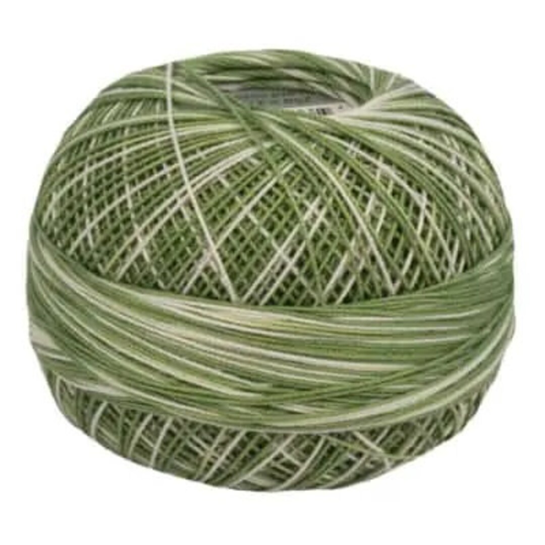 Leaf Swirl Lizbeth 144 Size 20 100% Egyptian Cotton Variegated Tatting ...