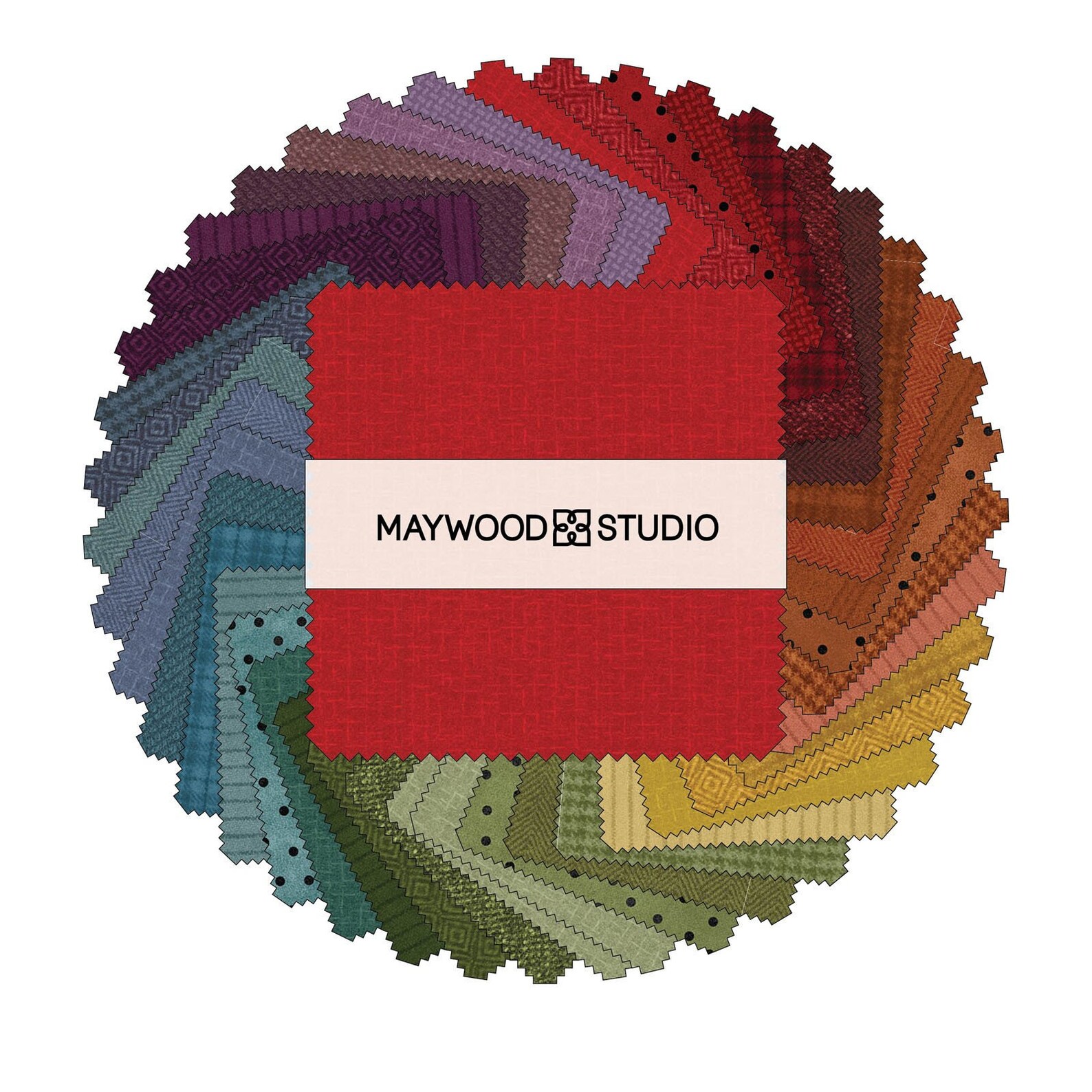 Woolies Flannel Colors Vol 2 Charm Pack by Bonnie Sullivan for | Etsy