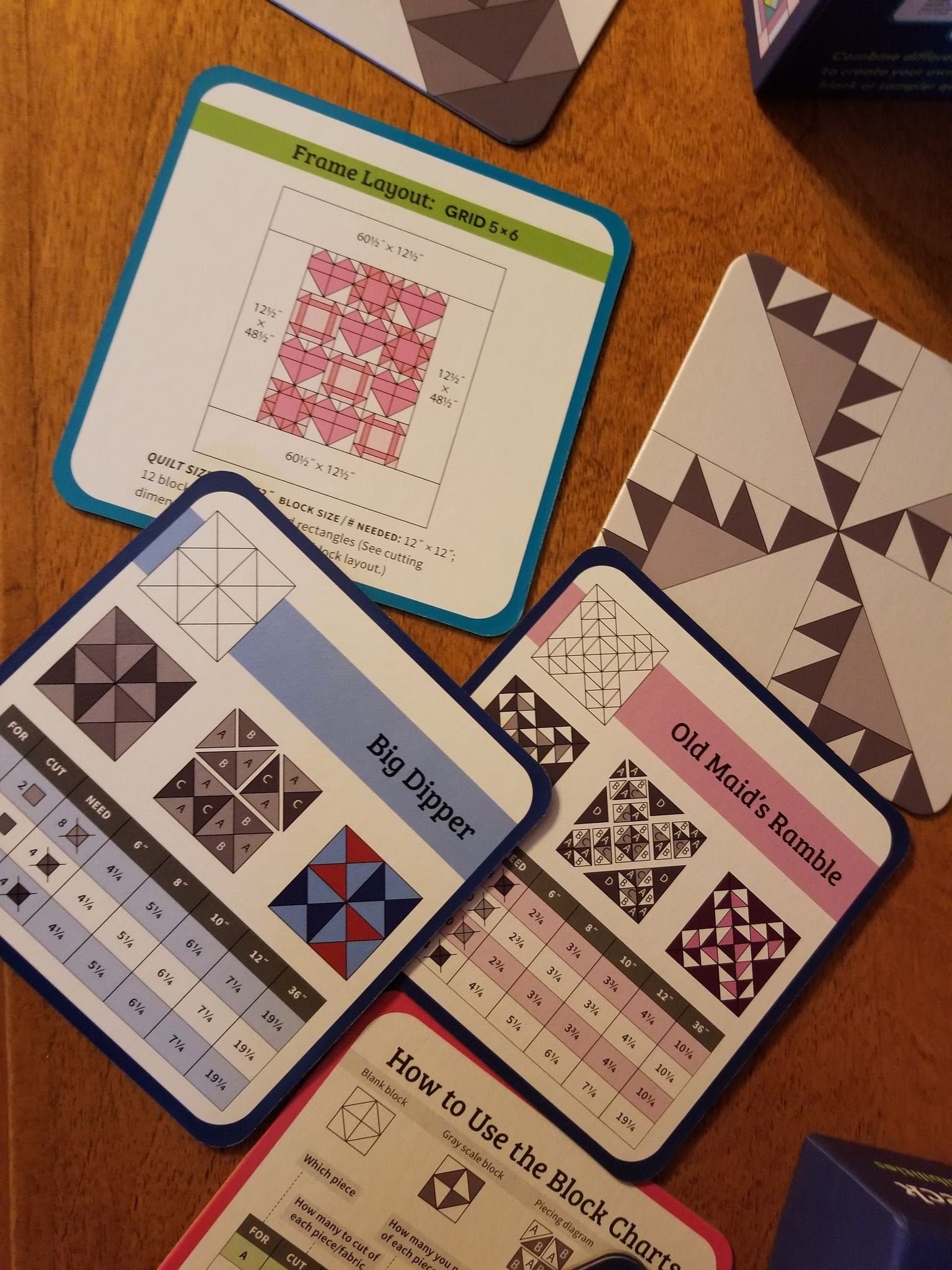 Quilt Builder Card Deck Boxed Set of Quilt Block Patterns With - Etsy