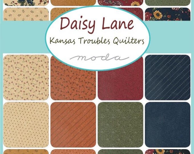 Daisy Lane by Kansas Troubles Quilters for Moda Quilter's Cotton Charm ...