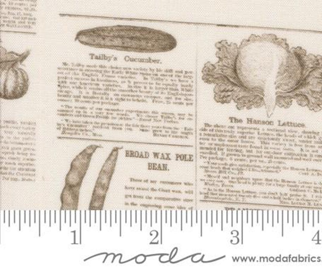 Almanac Text and Words in Milk From Farm and Garden by Cathe Holden for ...