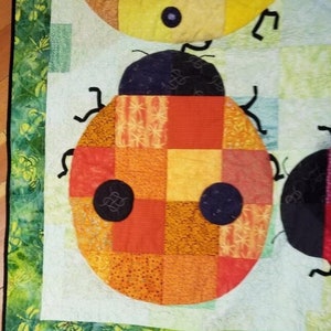 Ladybug Squared Pattern Quilt Pattern for the Confident Beginner by ...