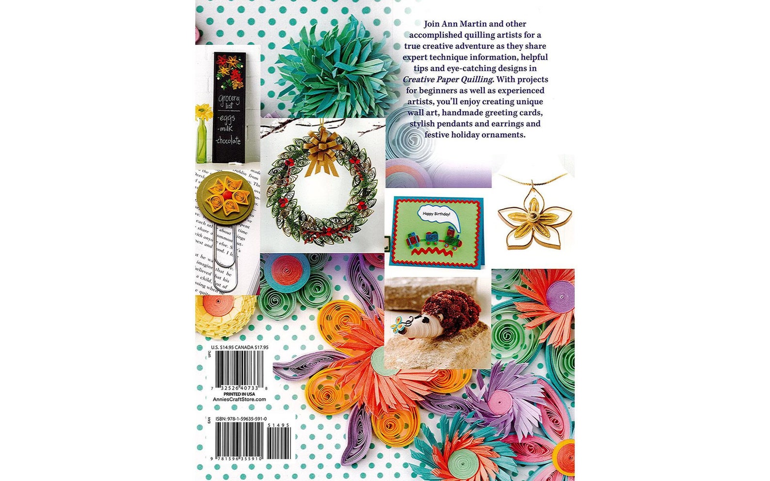 Annie's Creative Paper Quilling, a 48 Page Soft Cover Book by Ann ...