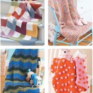Precious Knit Blankies for Baby 80 Page Soft Cover Book by Leisure Arts ...