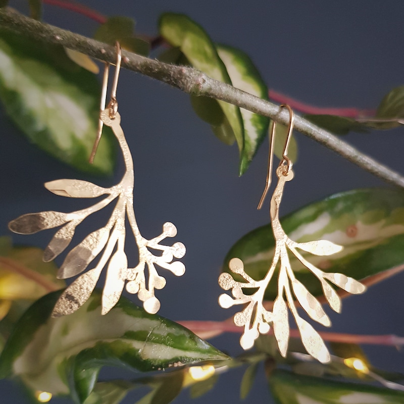 Botanical Earrings - Etsy