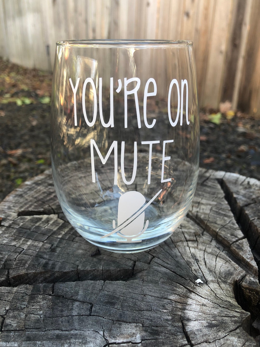 You're on Mute Glass, You're on Mute Mug, Zoom Meeting Mug, Funny ...