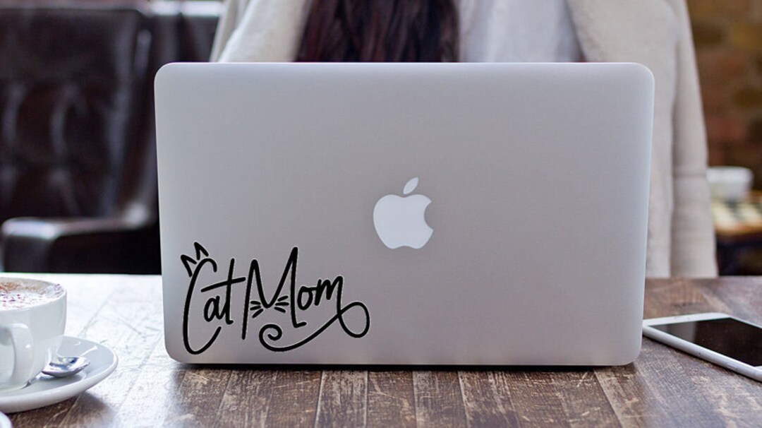 Cat Mom! Childless Cat Lady, Vinyl Decal Sticker, Cat Mom Sticker ...