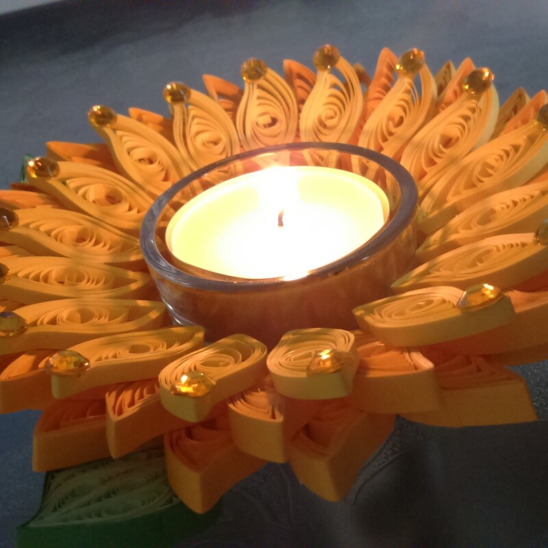 Quilled Candle - Etsy