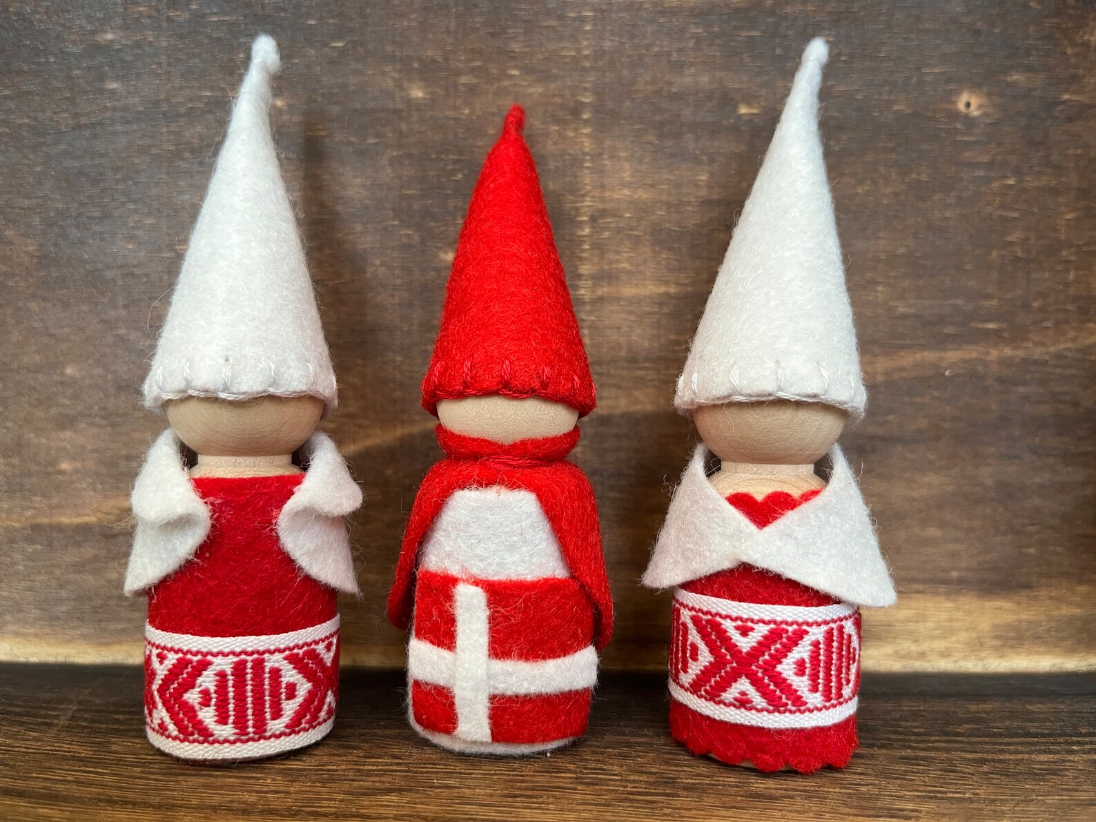 Danish Gnomes. Scandinavian Gnomes. Nordic Gnomes. European Gnome. Wood ...