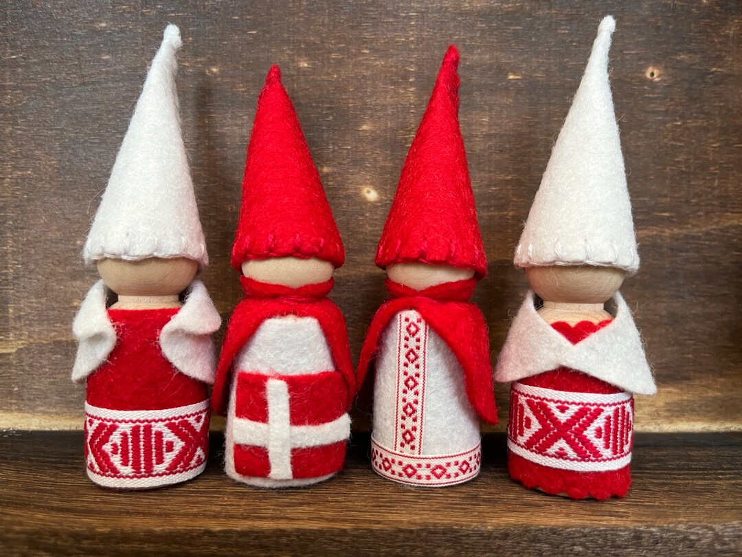 Danish Gnomes. Scandinavian Gnomes. Nordic Gnomes. European Gnome. Wood ...