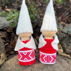 Danish Gnomes. Scandinavian Gnomes. Nordic Gnomes. European Gnome. Wood ...