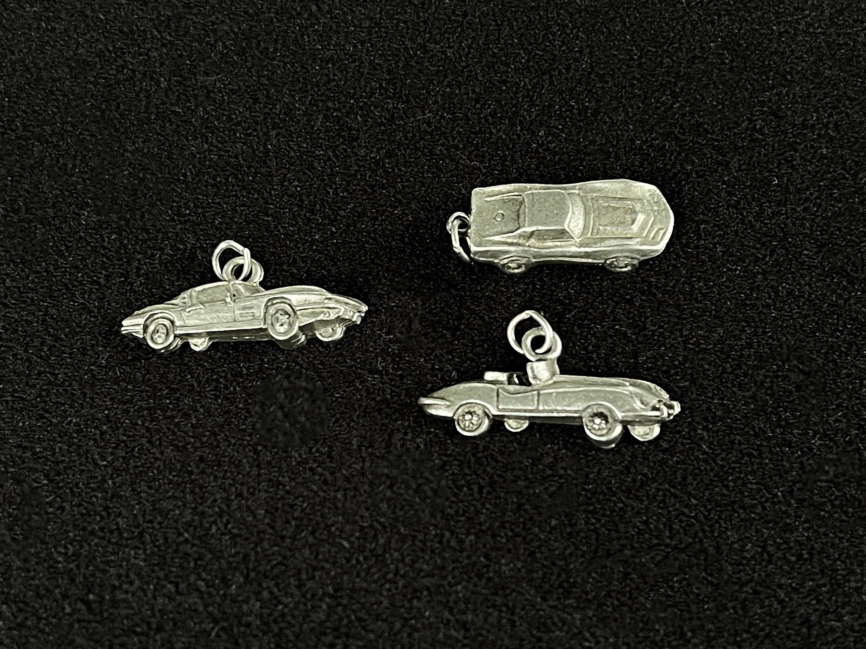 Pewter Car Charms Trans Am Chevrolet Corvette Triumph Porsche MGB ...