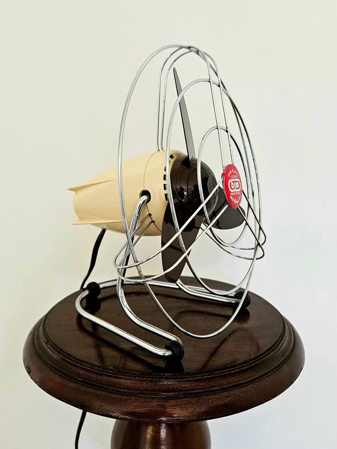 Vintage 1960s BJM Fan, Italian Space Age Desk & Wall Fan, Mid-century ...