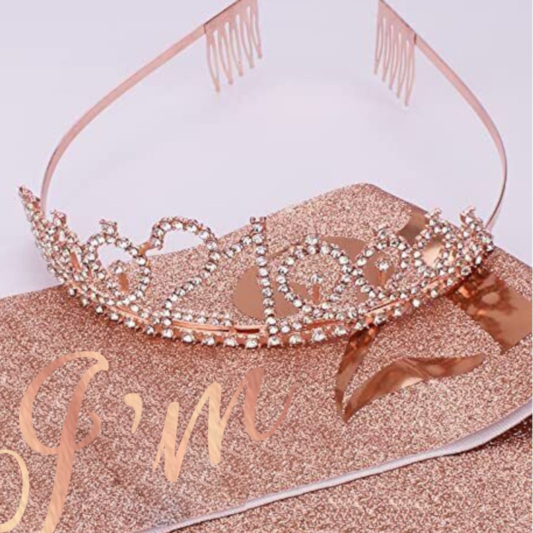 Elegant 21st Birthday Sash & Tiara Combo - Must-have for Her Special ...