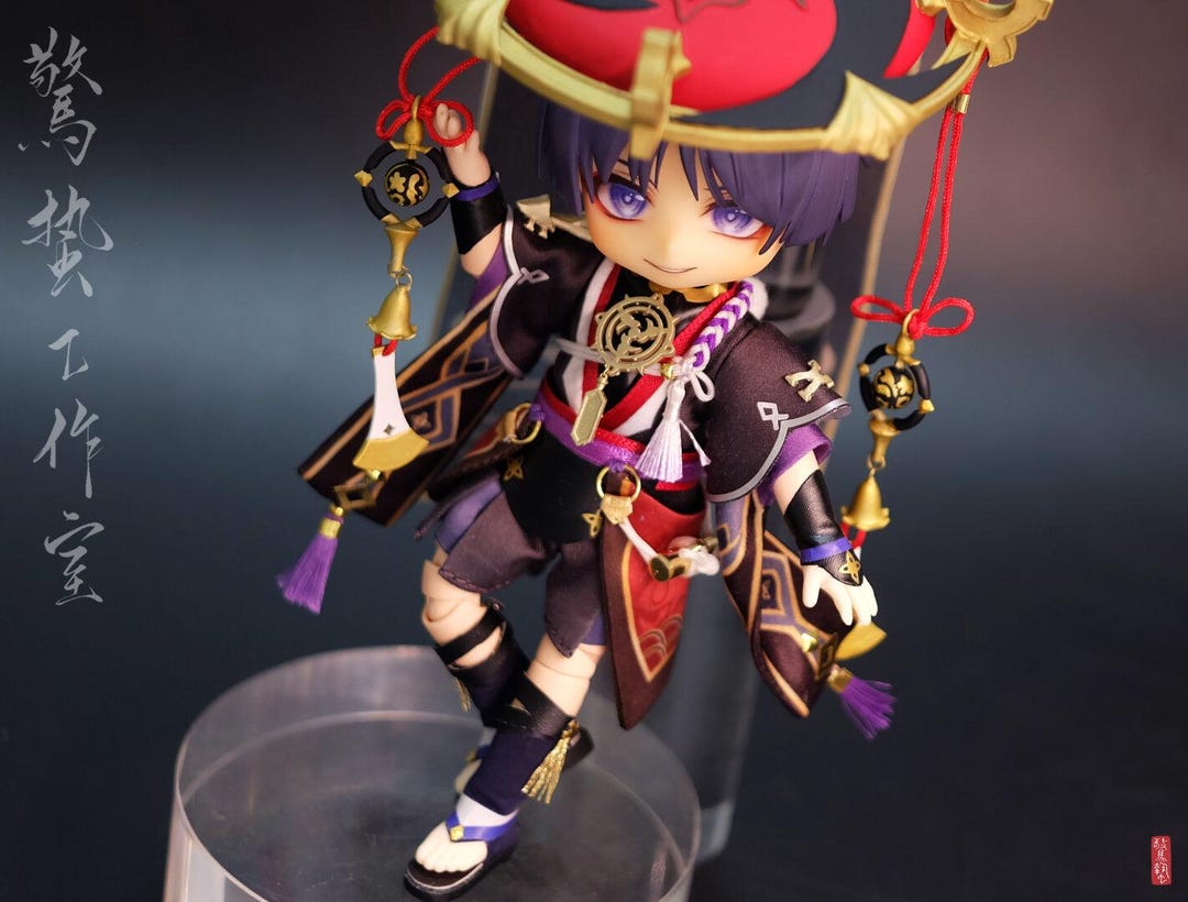 Genshin Impact Scaramouche Wanderer Fatui Doll Clothes Outfit 1:12 P10 ...