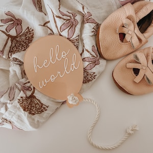 Acrylic Birth Announcement Sign Photo Prop Hospital Newborn New Baby ...