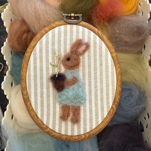 Needle Felt Nursery Sign Photo Prop Newborn New Baby Bunny Rabbit ...