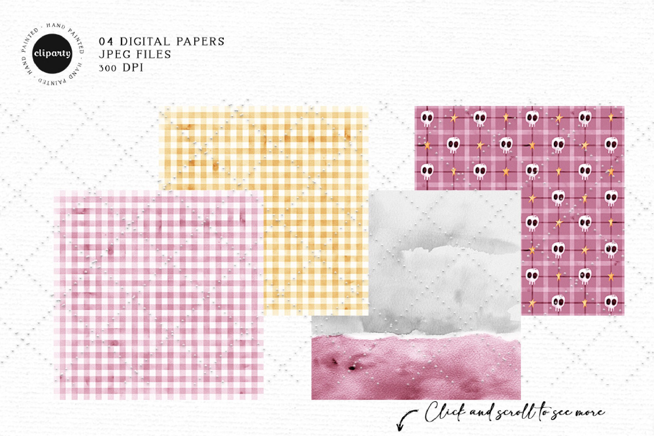 Pink Halloween Watercolor Clipart Halloween Graphics for - Etsy