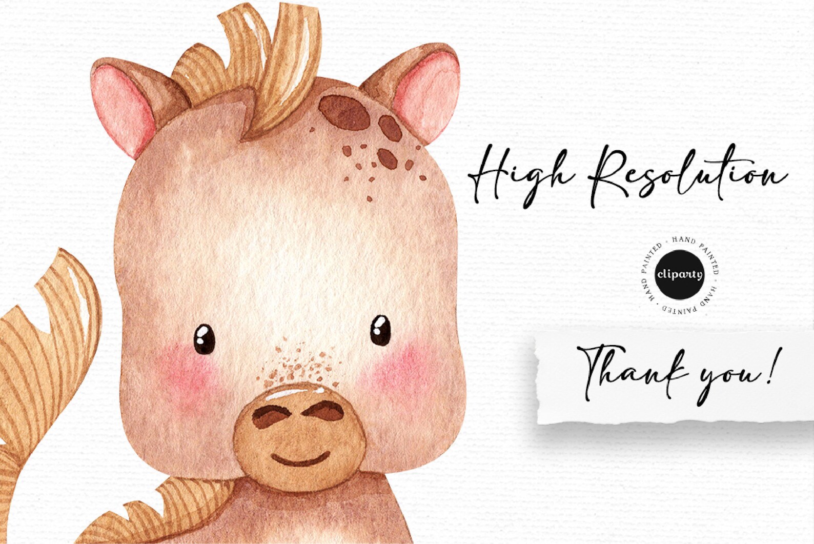 Baby Farm Animals Watercolor Clipart for Commercial Use Farm - Etsy