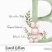 Woodland Alphabet Watercolor Clipart Animal Letter Clipart - Etsy
