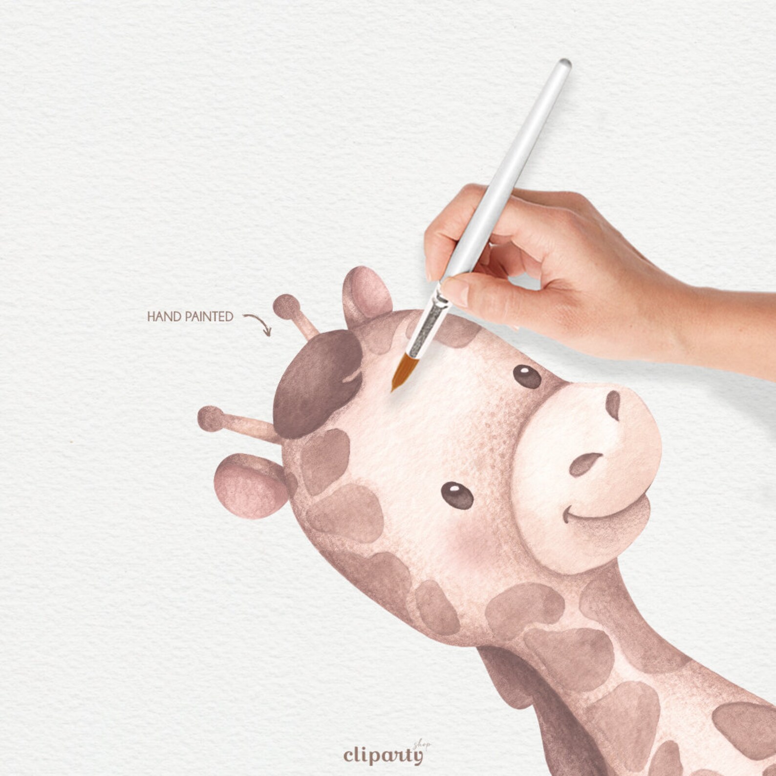 Watercolor Safari Animals Clipart Baby Jungle Animals PNG - Etsy