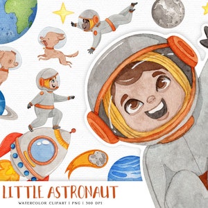 Space Clipart, Cute Astronaut Clipart, Outer Space Clipart, Planets ...