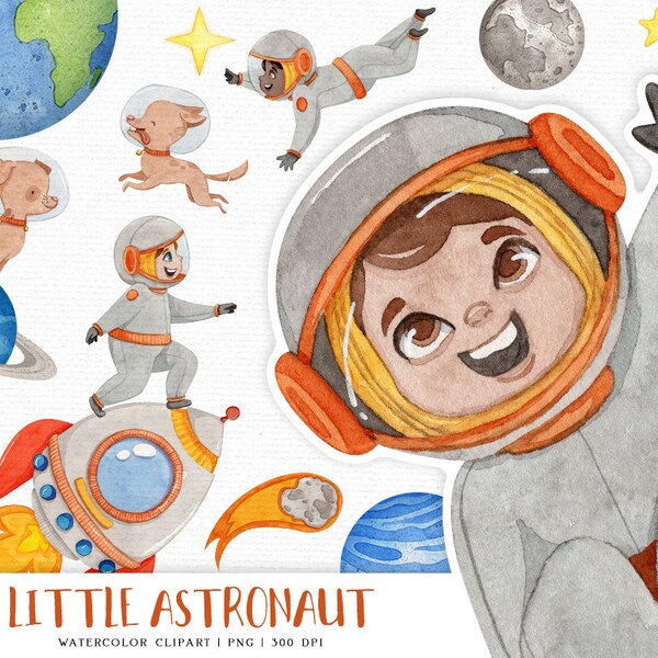 Astronaut Clipart - Etsy