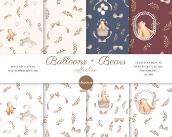 Winter Woodland Animals Clipart Christmas Woodland Nursery - Etsy