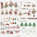 Christmas Watercolor Clipart, Cute Woodland Xmas, Winter Forest PNG ...