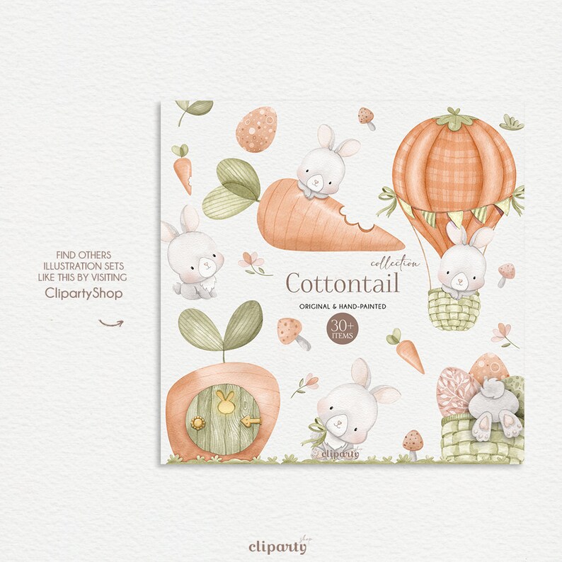 Easter Bunny Scrapbook Papers, Watercolor Seamless Patterns, Easter ...